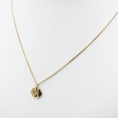 Chakana Cross Pendant Necklace in 18k gold