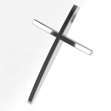 2 Inch Gold Cross Pendant